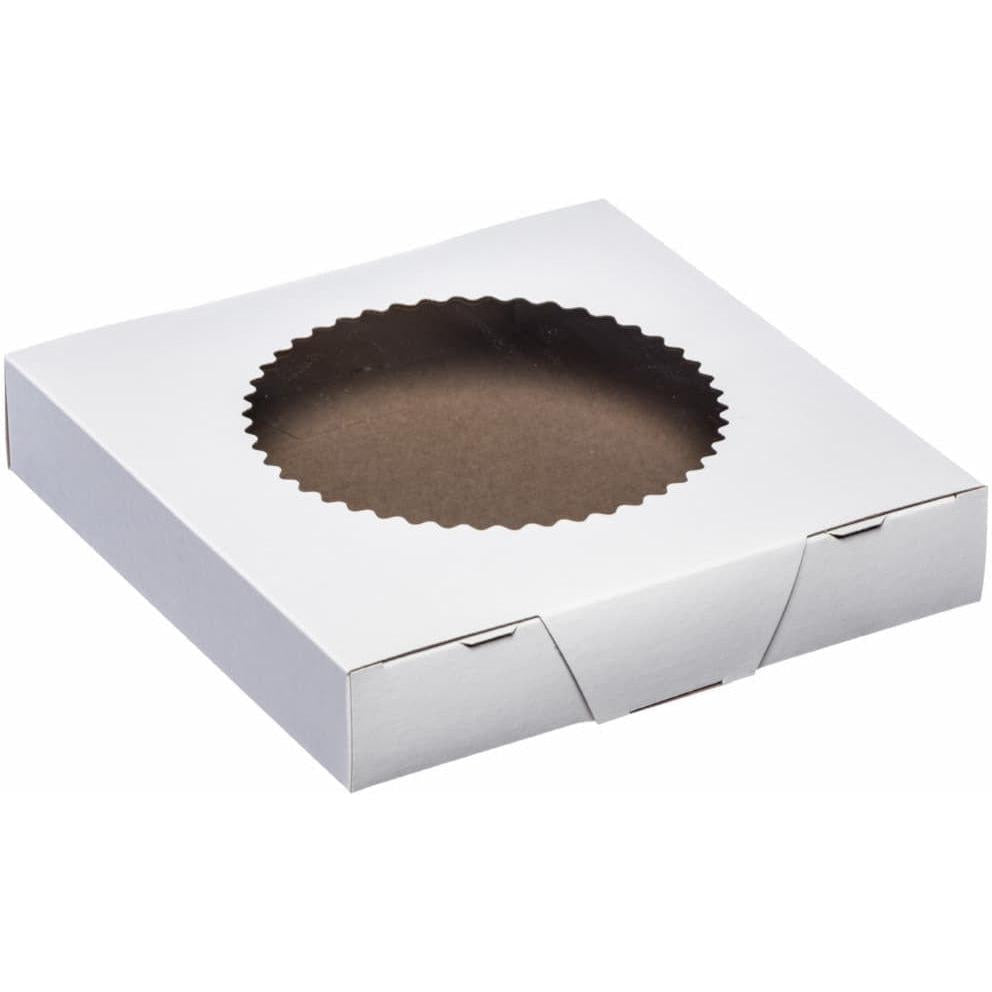 EB Box - 8" x 8" x 1.5" Window Cake/Pie Boxes with Glued Window, 250/bn ...