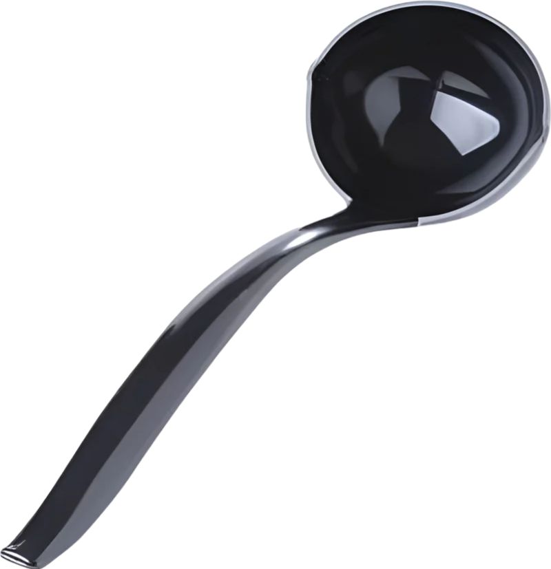 Sabert - 4 Oz Black Soup Ladle Cutlery,36/Cs - UBK36LADL