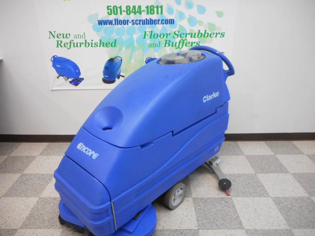 Clarke Encore 250Ah Blue Mid-Size Battery Powered Automatic Floor ...