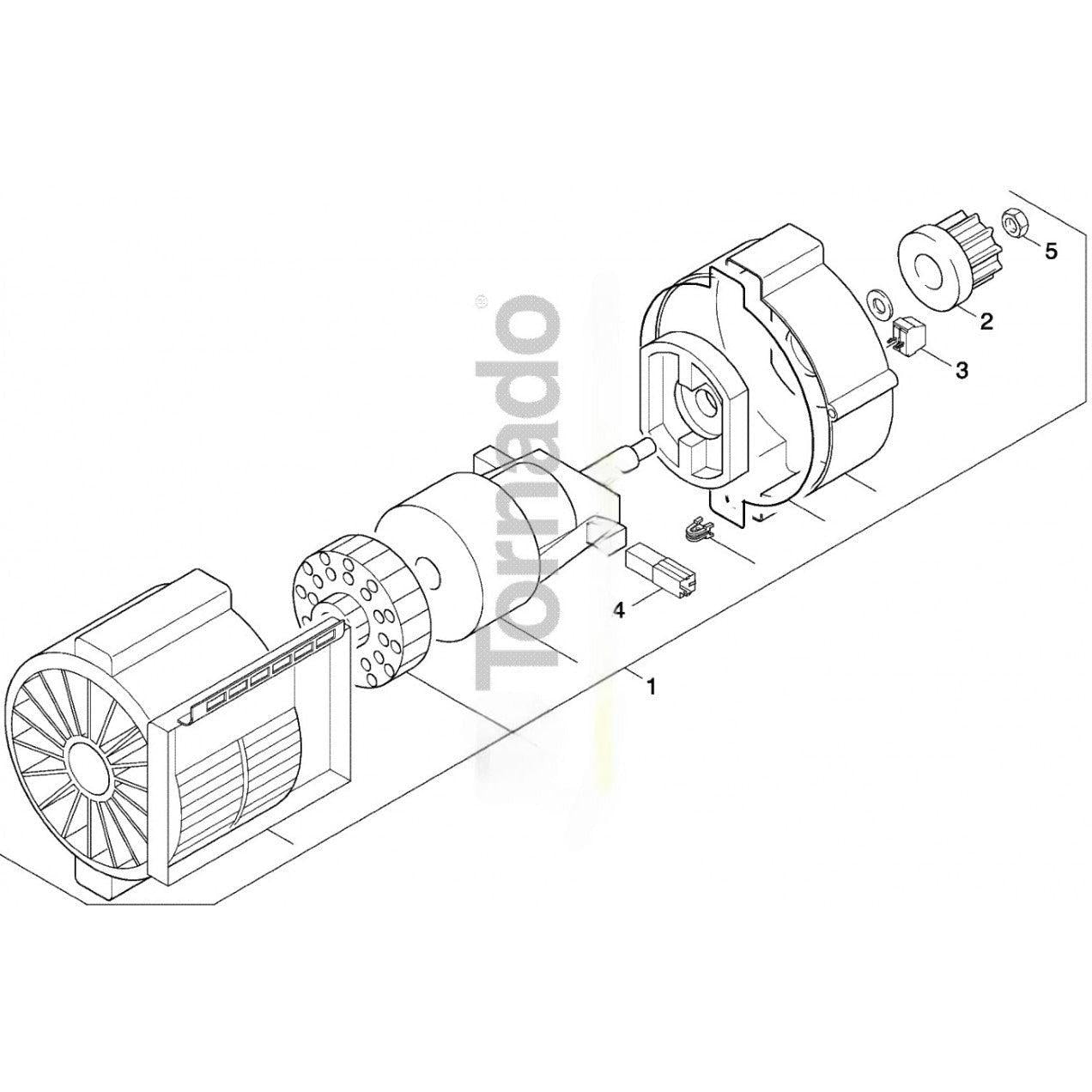 Tornado - Vacuum Motor For CV30 - K40605910 – Champion Products