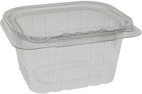 Pactiv Evergreen - 16 Oz Tamper Evident Recycled Plastic Hinged Deli C