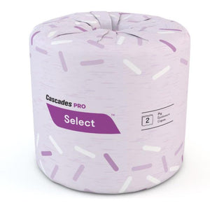 Cascades Tissue Group - 500 Sheets 2 ply Toilet Tissue, 500sh/rl - B04