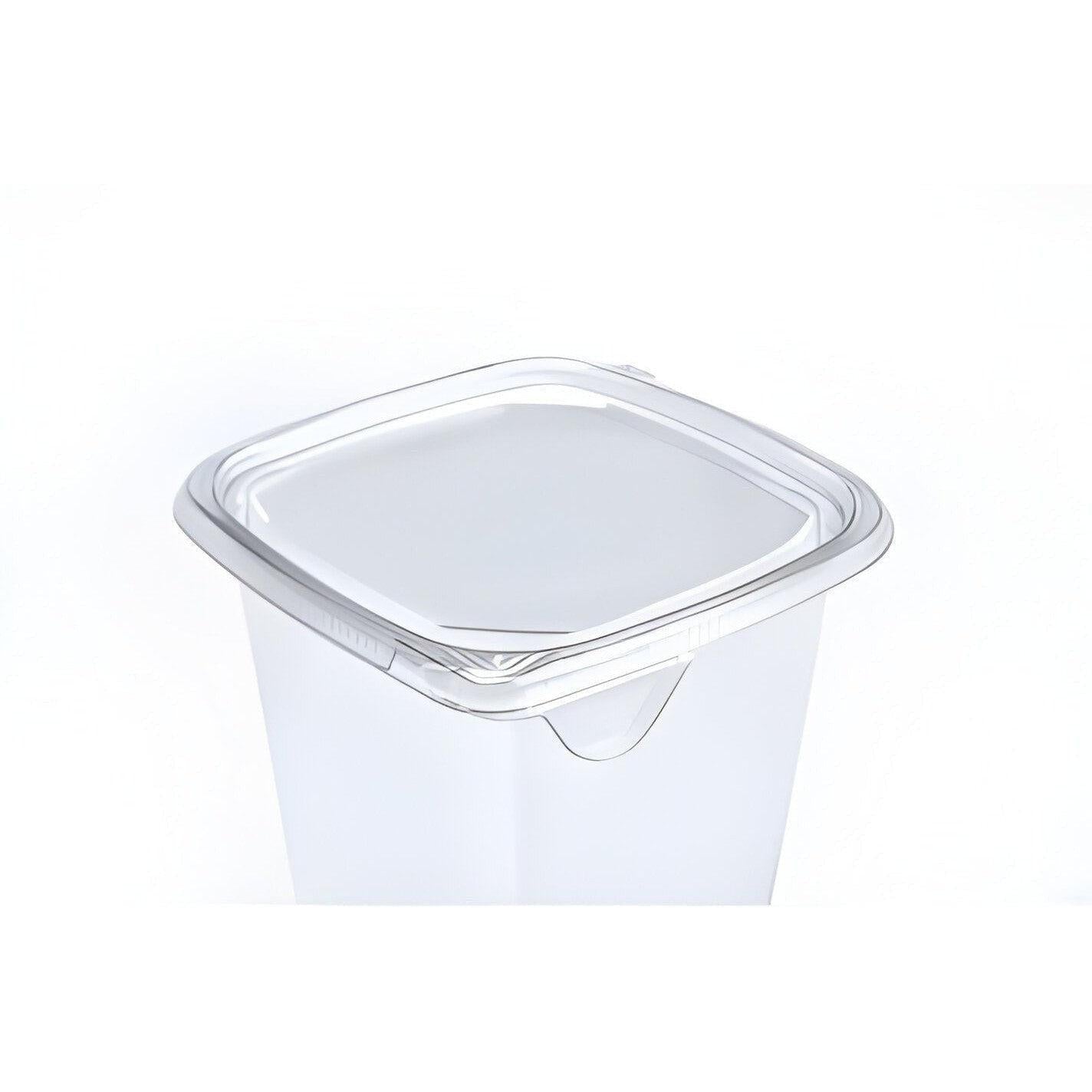 Sabert - Clear SureStrip Tamper Resistant Lid for Square Tubs, 1000/cs ...