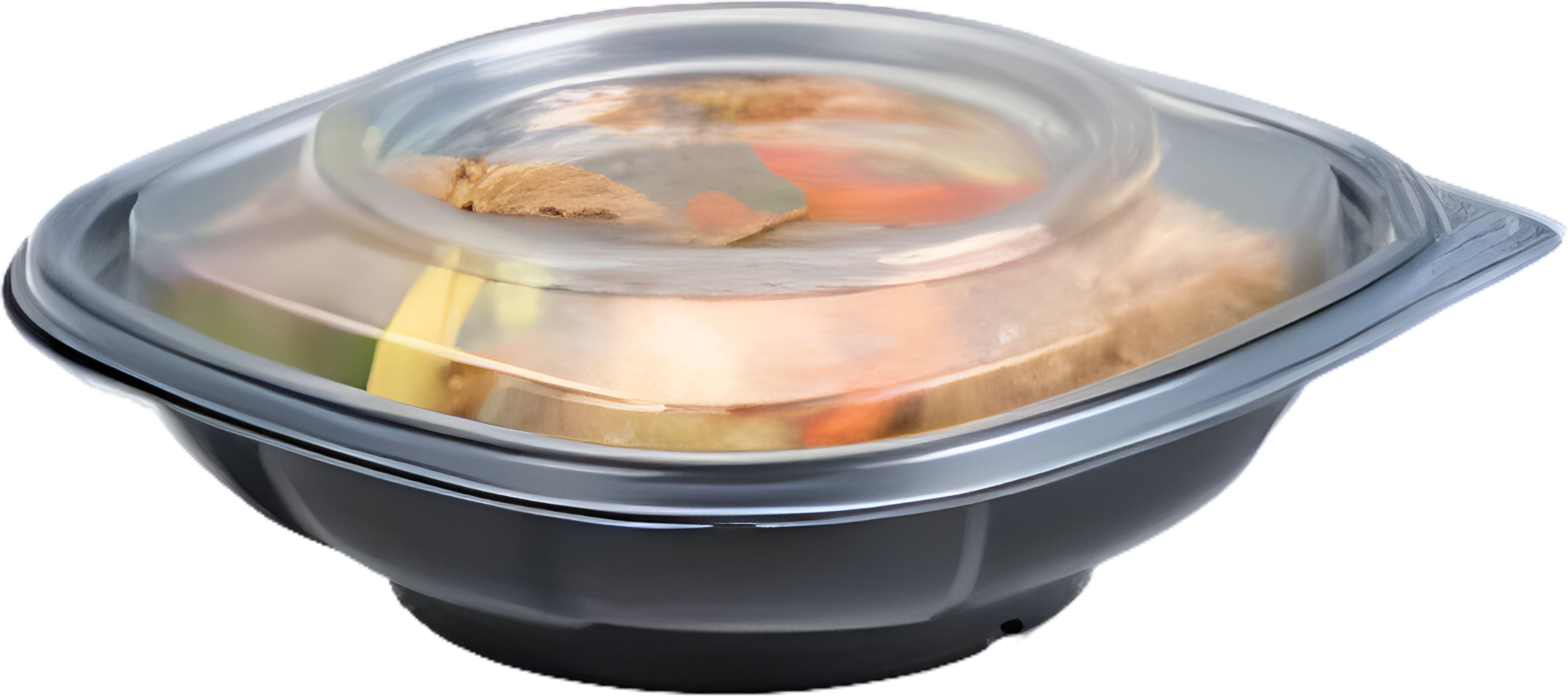 Sabert - 6.25" Clear Dome Lid for 12, 16 & 22 Oz Medium Side Bowls, 45