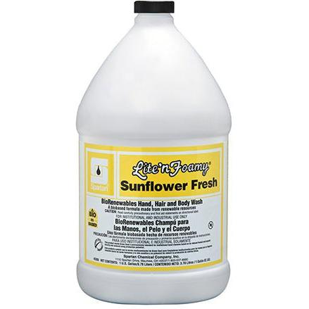 Spartan - Lite N Foamy 1 Gallon Sunflower Soap, 4Jug/Cs - 330504C